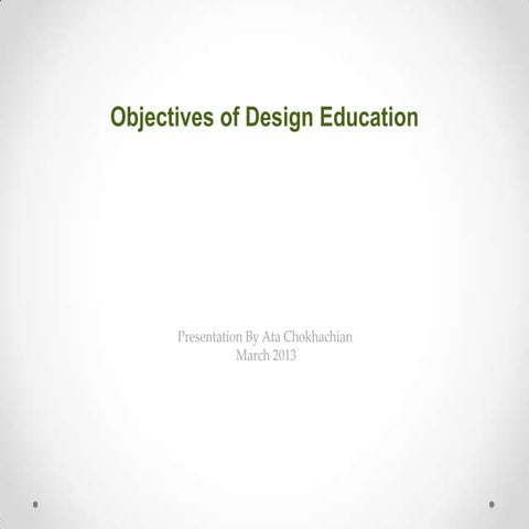 The Evolution of Design Schooling in the Contemporary Times.pptx