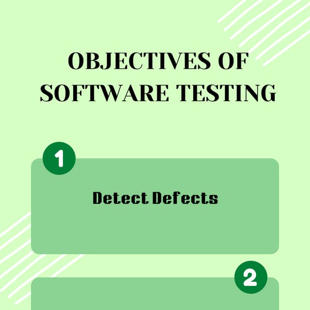 Objectives of Software Testing Infographics | PDF