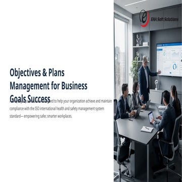 Effective Objectives and Plans Management for Strategic Success | PPTX