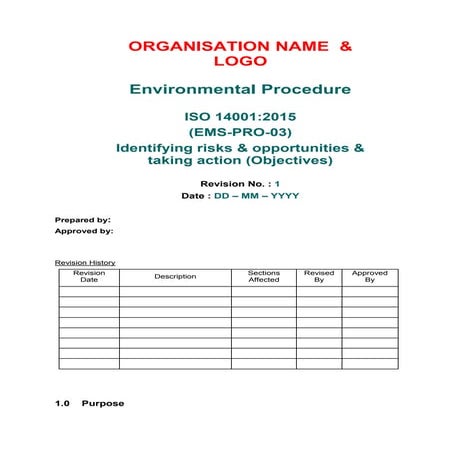 Planning to take action Objectives slideshare procedure | PDF