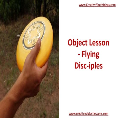 Youth Ministry Object Lesson - Flying Disc-iples | PPTX