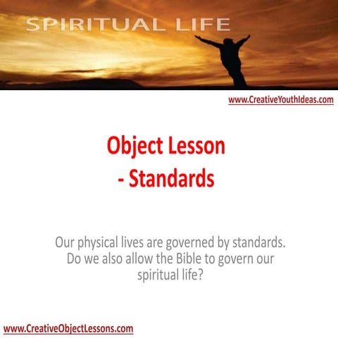 Object Lesson - Standards | PPTX