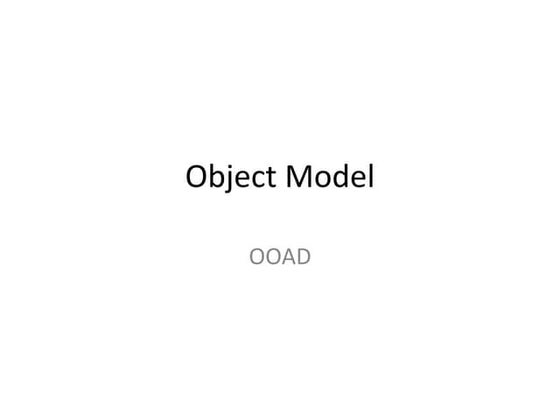 Object Oriented Analysis And Design Ppt 4657