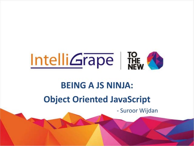 Object Oriented Javascript Ii Ppt 4314