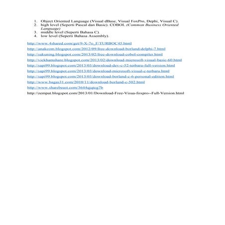 Object oriented language | PDF