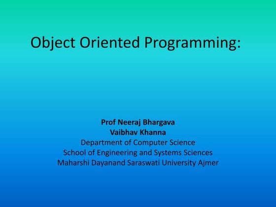 1.2 Procedural Vs Object Oriented Programming.pptx 1.2 Procedural Vs Object Oriented Programming.pptx