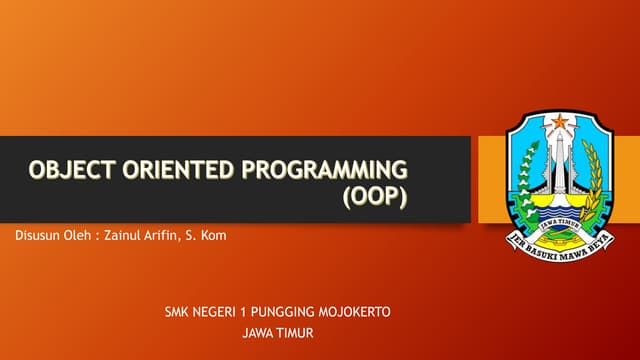 Object oriented programming (oop) | PPSX Object oriented programming (oop) | PPSX