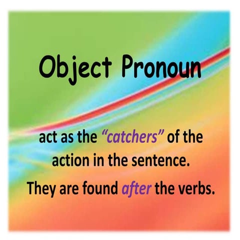 Object pronoun | PPTX