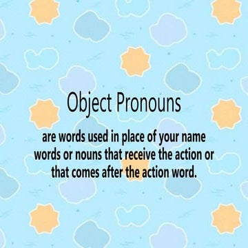 Object pronouns(gr.1) | PPTX