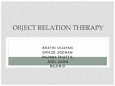 Object Relation Theory - Melanie Klein | PPT