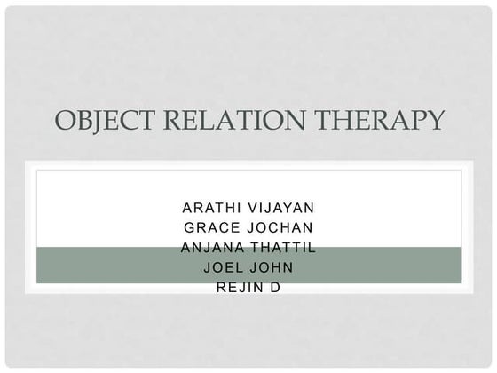 An Overview: Person Centered Therapy | PDF