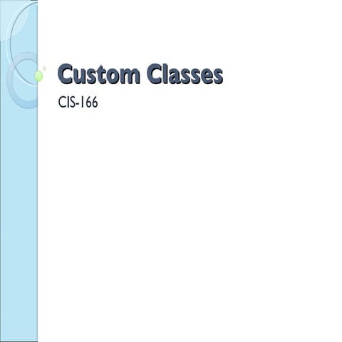 Coding Objects Ppt