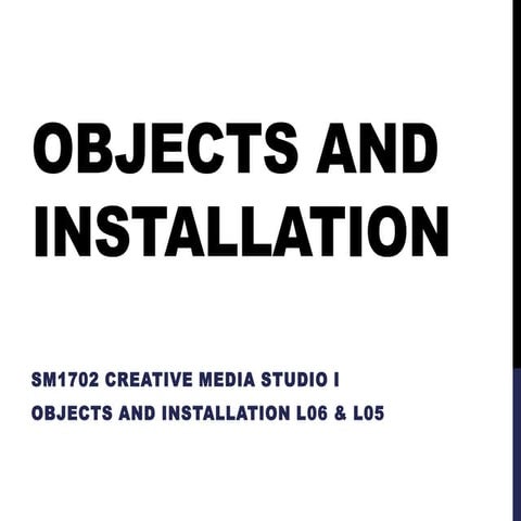 How Do Objects Tell Stories? | PPTX