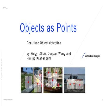 Objects as points | PPT