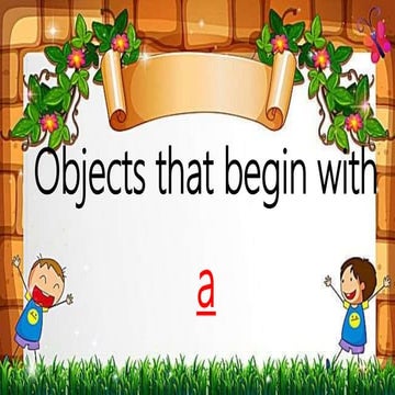 Objects that Begin with Aa | PPTX