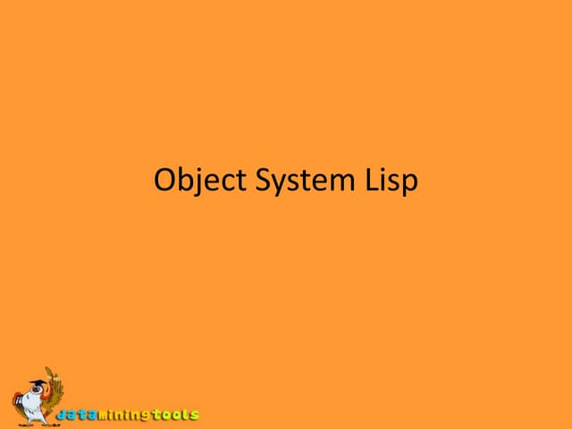 Lispobject System Lisp Ppt 6383