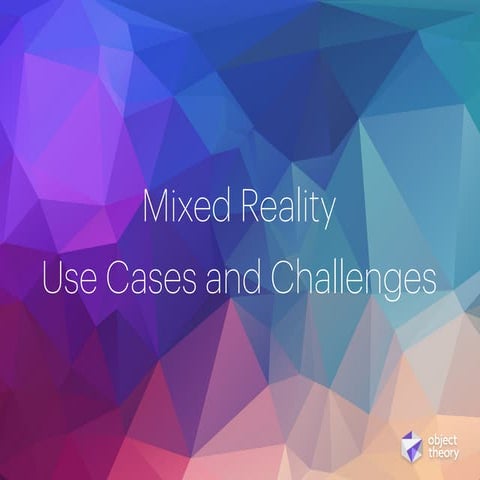 Mixed Reality in Manufacturing seector ppt | PPTX