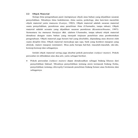 Objek material | DOCX