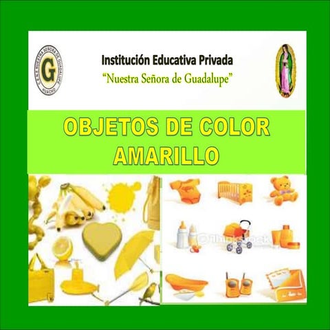 Objetos de color amarillo | PPTX