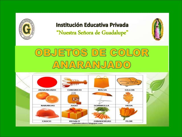 Anaranjado Color