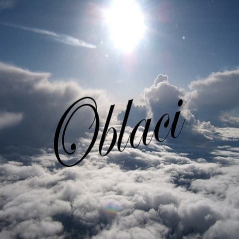 Oblaci | PPT