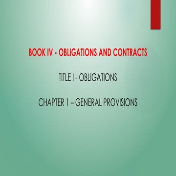 Obligations and-contracts reviewer | PDF