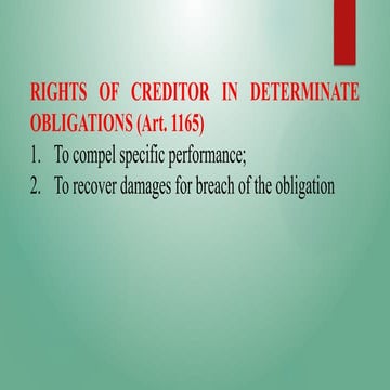 OBLICON-Art.-1165-to-1192, THE PPT TO LAW | PPTX
