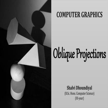 Oblique Projections | PPTX