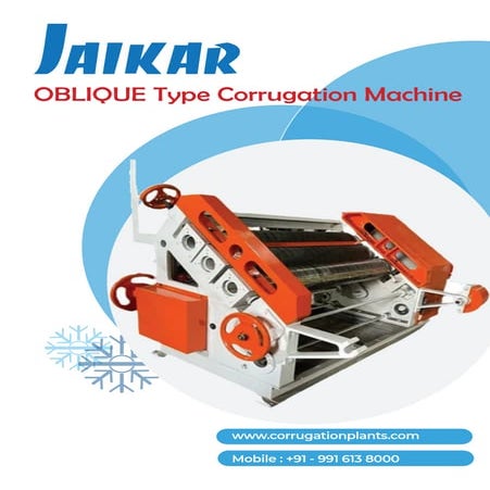 Oblique Type Corrugation Machine | PDF