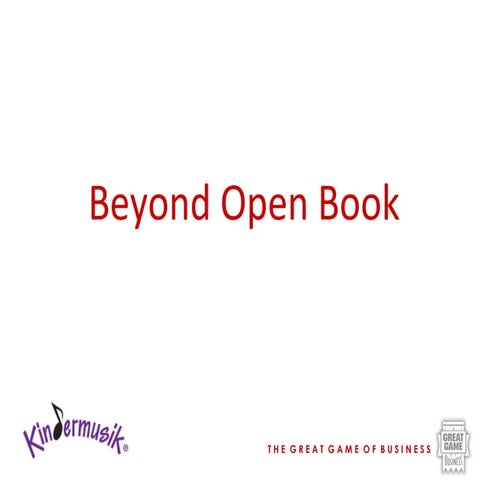 Open Book Management - Critical Number | PPT