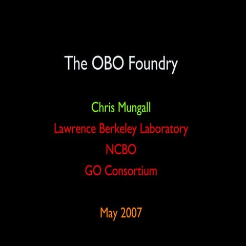 OBO Foundry | PPT