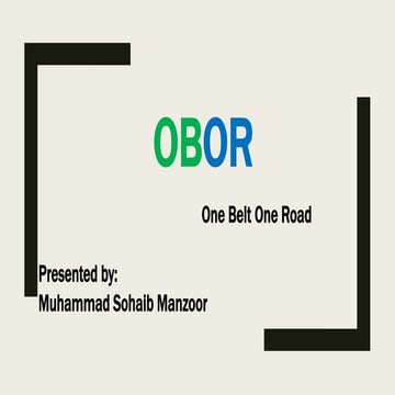 OBOR | PPTX