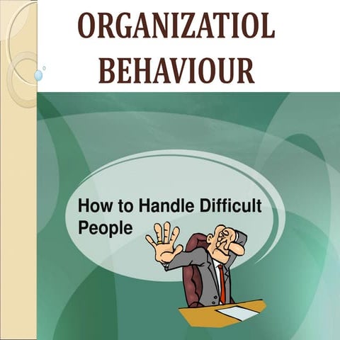 Dealing with Difficult People Handout from HandoutsPlus.com - Visit to ...