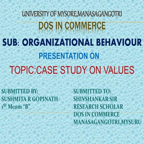 Organisational Behavior Ppt Ppt