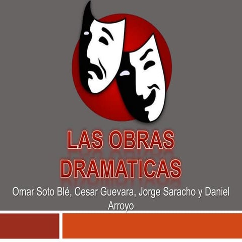 Obra dramatica | PPTX | Drama | Genres