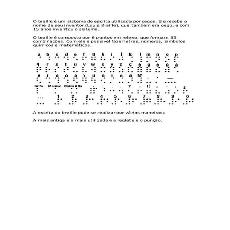 Alfabeto braille | PDF