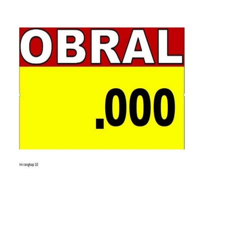 obral.docx... Bandrol harga, cetak harga | PPT