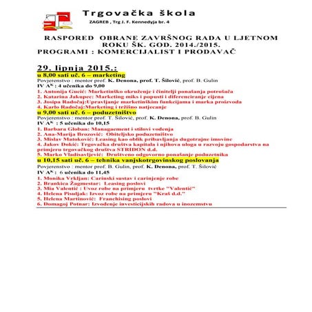 Obrana zavrsni rad_2014_2015 | PDF