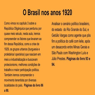 O Brasil nos anos 1920.pptxccvgggghhhjjjjj | PPTX