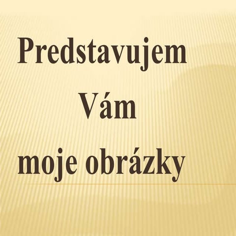 Obrazky, Pictures | PPT