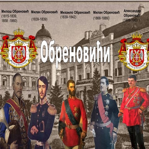 Obrenovici | PPT