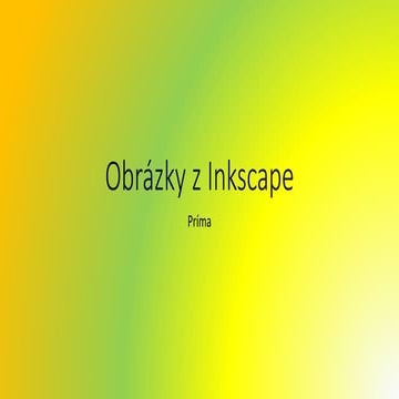 Obrázky z inkscape | PPTX