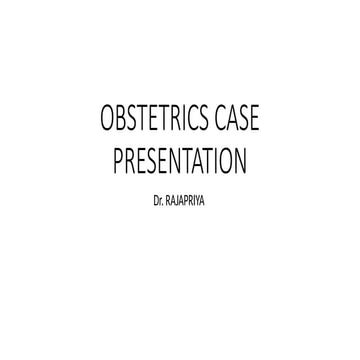 obs.pptx obstetrics case history taking | PPTX