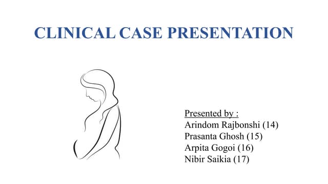 Obstetric case study | PPTX