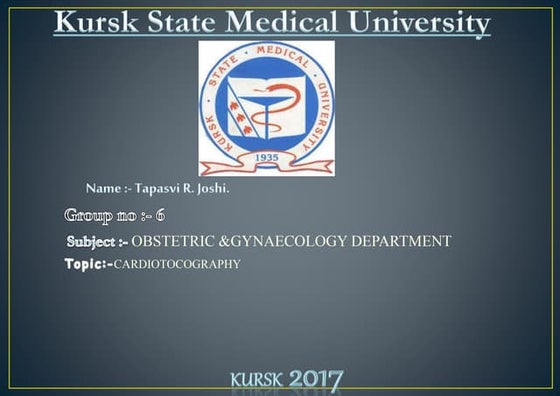 Cardiotocography (CTG) | PPT | Pregnancy | Reproductive Health