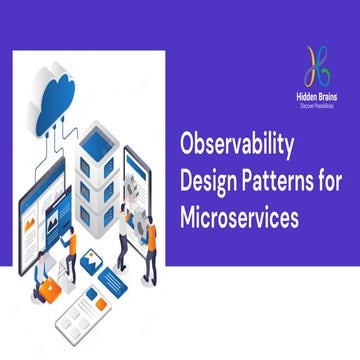 Observability Design Patterns For Microservices Ppt