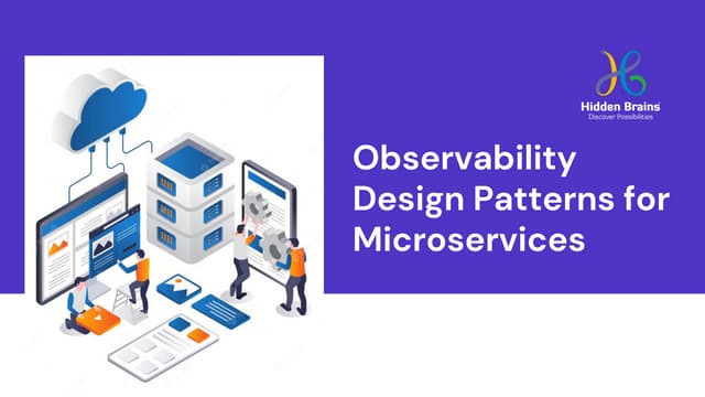 Observability Design Patterns For Microservices Ppt