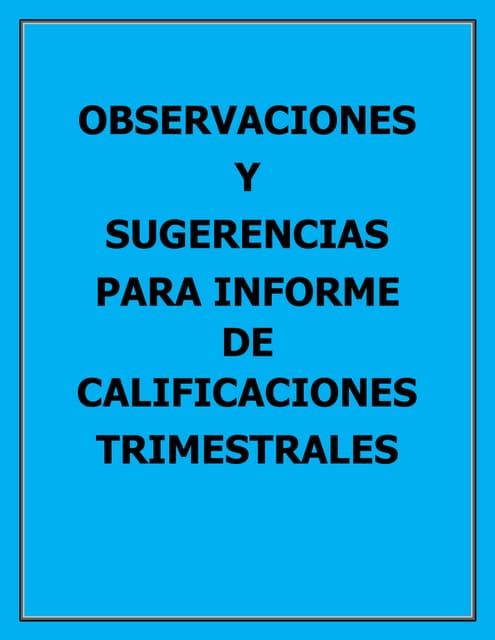 76782243 ejemplos-de-observaciones-para-informes | PDF
