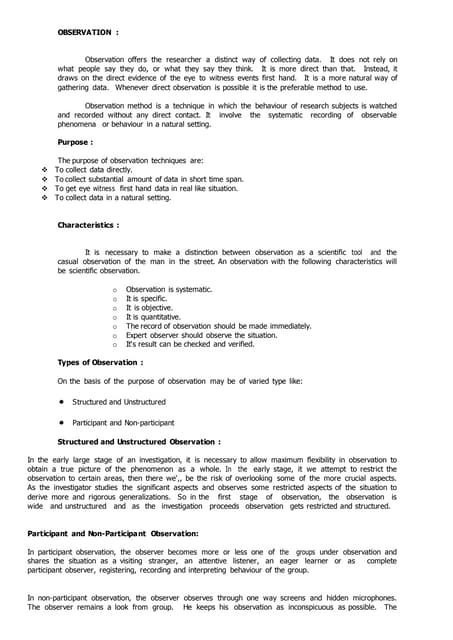 OBSERVATION AS A METHOD OF DATA COLLECTION (1).pptx