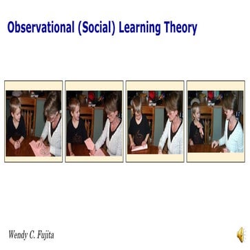 Observational (Social) Learning Theory - With Audio | PPS